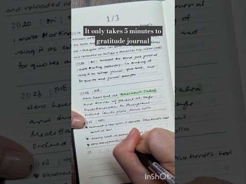 How to gratitude journal 🌿Journaling ideas for beginners ✍️🏻 #gratitudejournal #gratitudejournaling