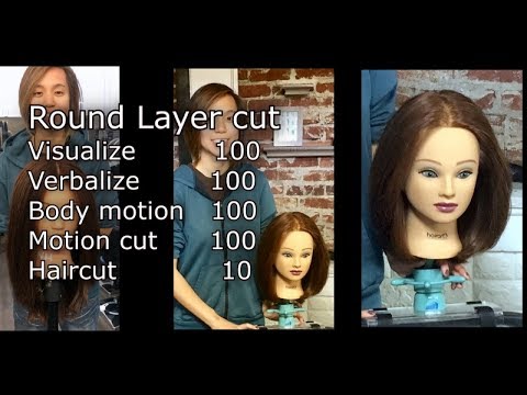 Round Layer Haircut – Quick Preview Video Tutorial – Beverly Hills Hair ...