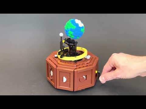 This LEGO Ideas Earth and Moon Orrery Has Amazing Details With Moon ...