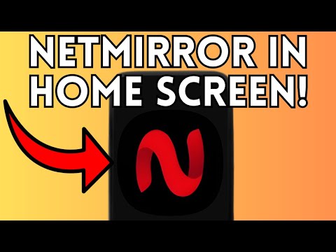 How to Add Netmirror in Android Home Screen (Full Guide) 2025!
