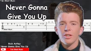 Rick Astley - Never Gonna Give You Up Guitar Tutorial Acordes - Chordify