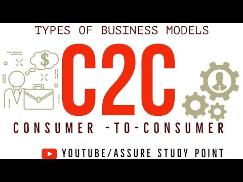 Consumer to Consumer C2C / Type of business model / #b2b #c2c #Consumertoconsumer/ English/Hindi