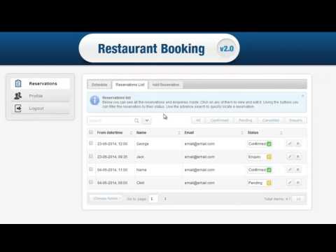 Restaurant Booking System | Knowledge Base | PHPJabbers