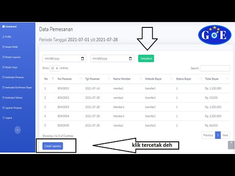 Membuat Laporan Cetak Transaksi Menggunakan Php Dan Mysqli Query - Riset