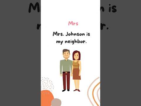 What's the difference between Miss, Mrs, Ms, Mr #learnenglish #miss #mrs #mr #ms