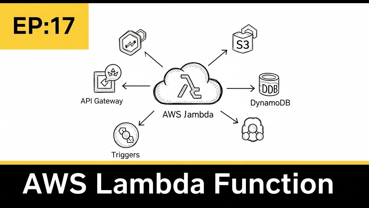EP-17: AWS Lambda Functions | Serverless Computing Explained | AWS Tutorial for Beginners