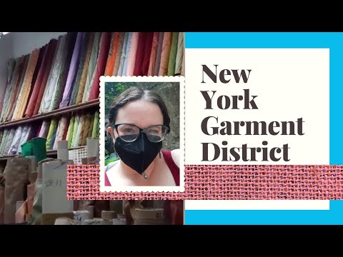 Fabric Shopping Vlog in New York City Garment District