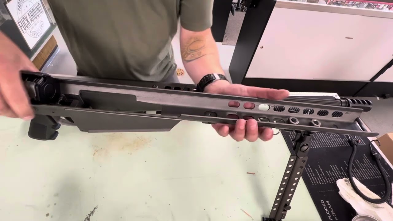 Barrett M107A1 basic disassembly