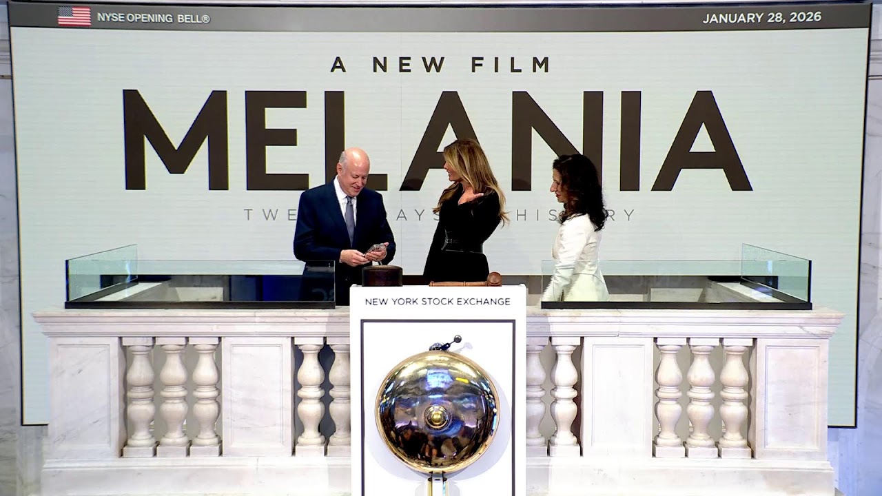 Melania Trump Rings The Opening Bell®