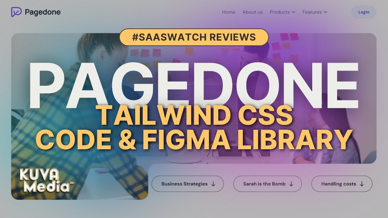 #SaaSWatch Community Request Review -  Pagedone Tailwind CSS Library (Code and Figma)
