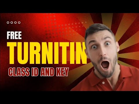 Turnitin Class ID and Enrollment key 2025 Free | NO Repository