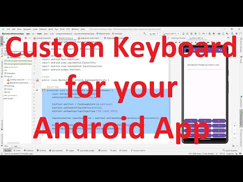 How to make your own custom keyboard (in-app keyboard) for your Android App? – programmerworld