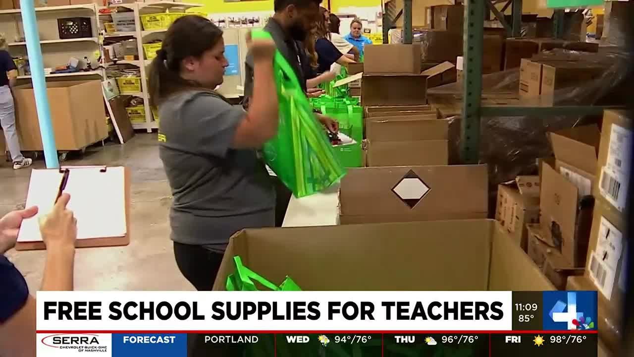 Free school supplies for teachers