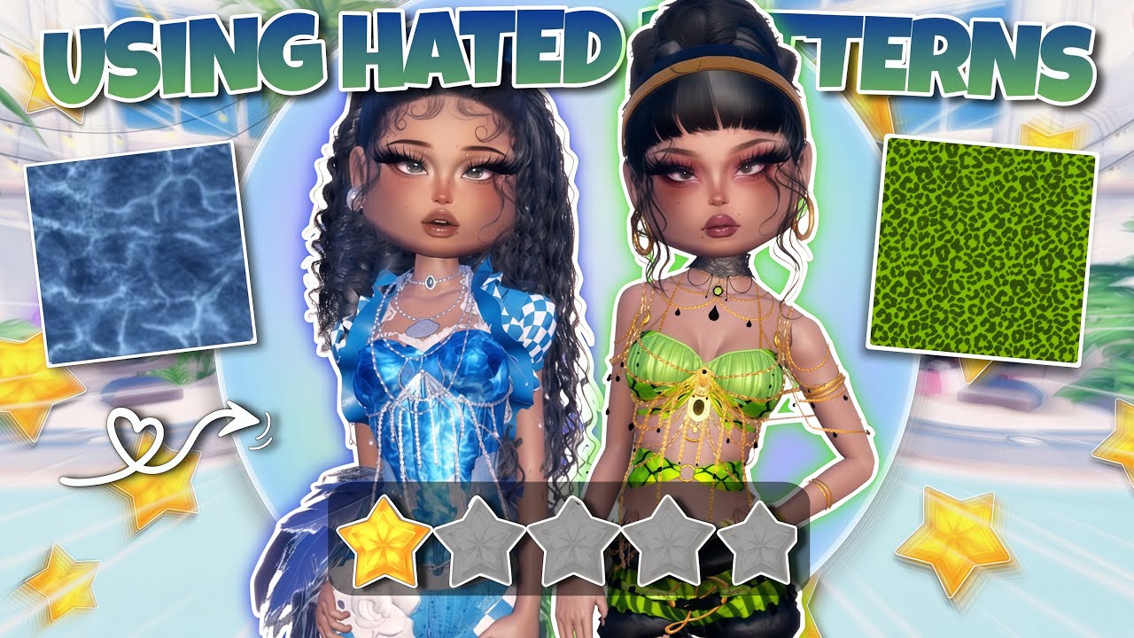 ONLY Using Your *HATED* Patterns In Dress To Impress!! (ROBLOX)