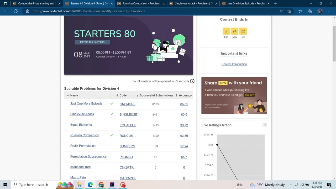 Prefix Permutation || Starter 80 codechef solution in java