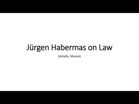 Jürgen Habermas and Law (Exam Revision)