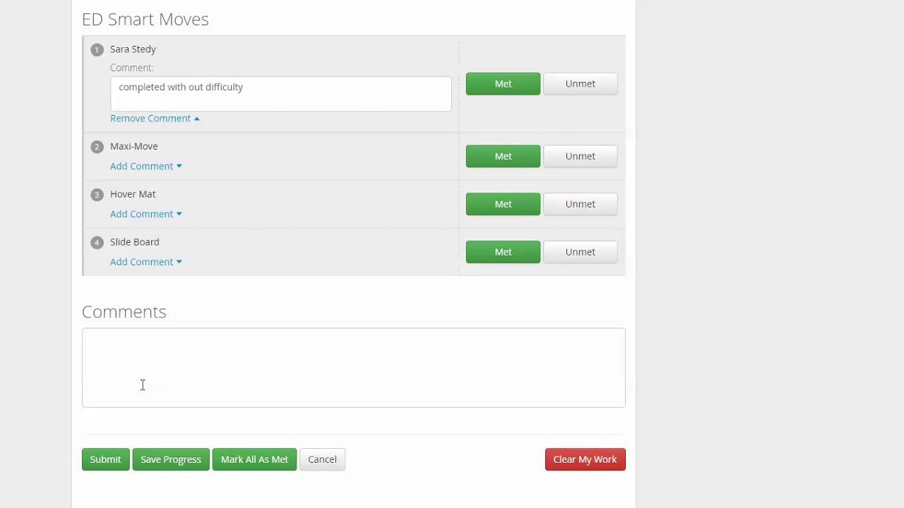 Checklist Training