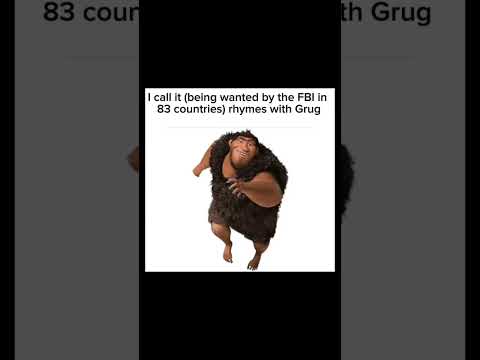 Rhymes with Grug #funny #memes #thecroods #grug