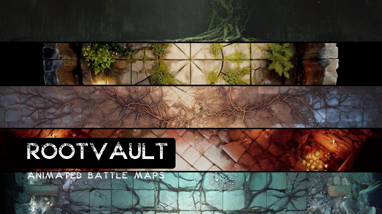 D&D | Rootvault Trailer | Animated Battle Maps