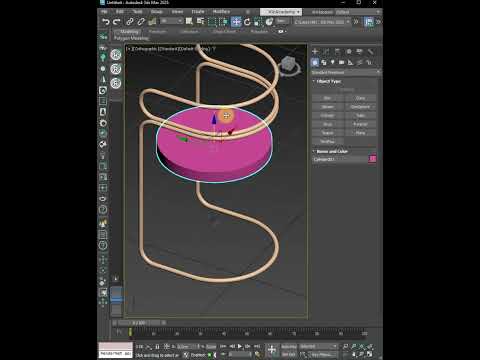 Chair modeling in 3ds max