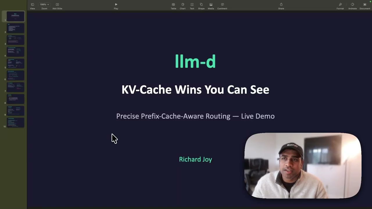 llm-d Precise Prefix-Cache-Aware Routing — Live Demo on NVIDIA GH200