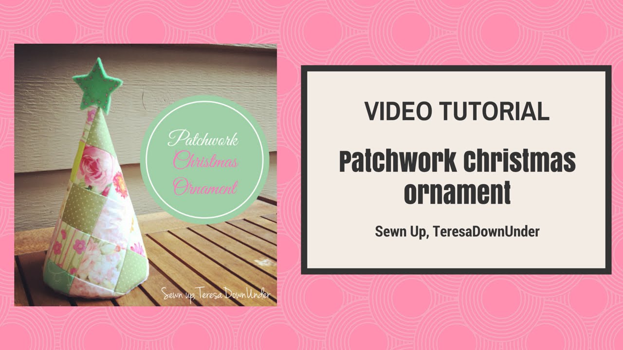 Patchwork Christimas tree softie