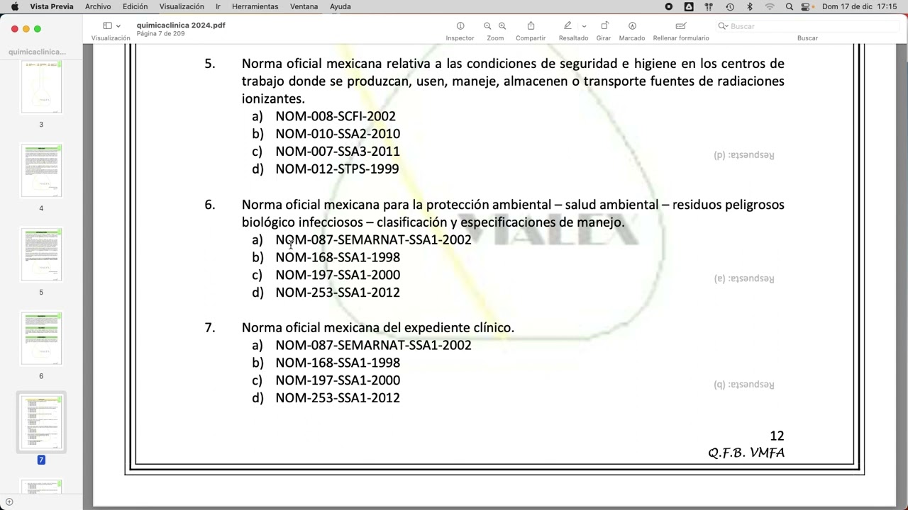 10 EJERCICIOS PARA GUIA CENEVAL EGEL PLUS QUIMICA CLINICA #ceneval #egel