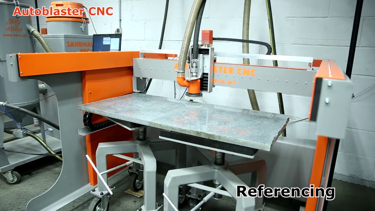 NEW Autoblaster CNC at work - ABRA