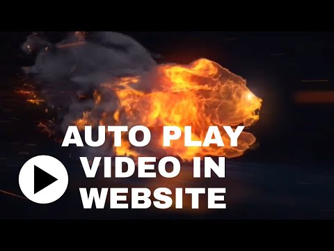 HOW TO AD AUTO PLAY VIDEO IN WEBSITE BACKGROUND - USING HTML AND CSS
