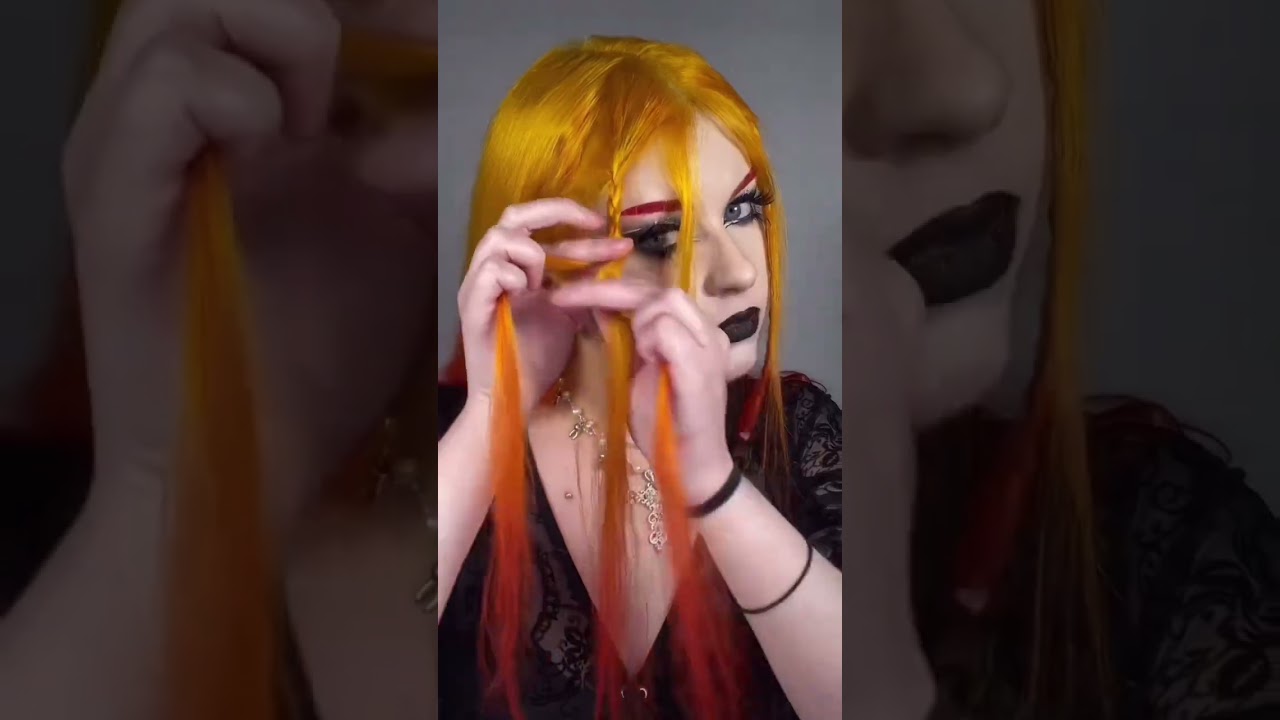 Easy alternative hair style idea 🖤 #hairstyle