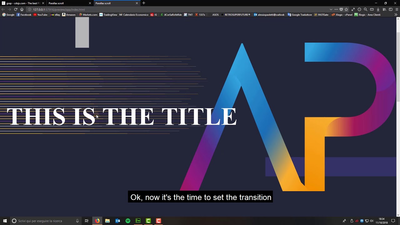 GSAP, SCROLLMAGIC how to easily create a parallax movement while scrolling