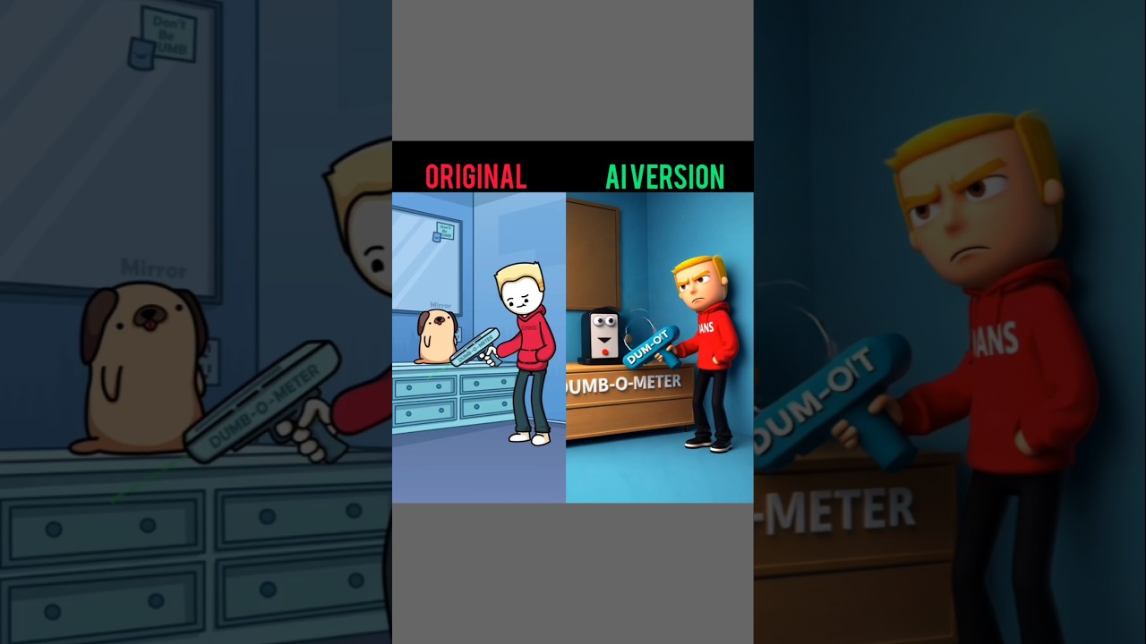 Dumb-O-Meter (Original Animation Meme) 👁 parody👤 Dude Dans