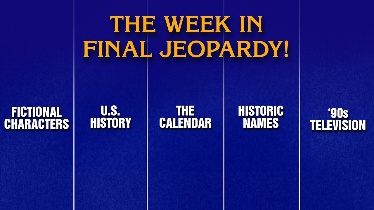 A Week in Final Jeopardy!: 3/30 - 4/3 | JEOPARDY!