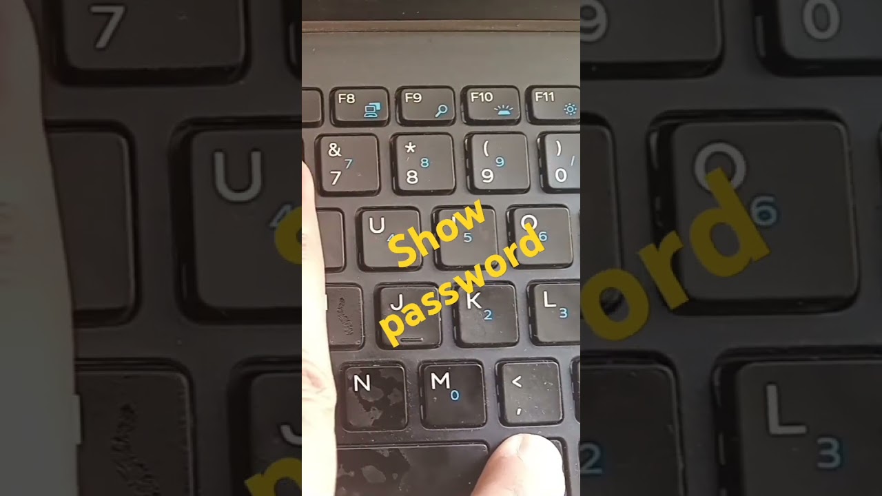 Show your password on the sign-in screen