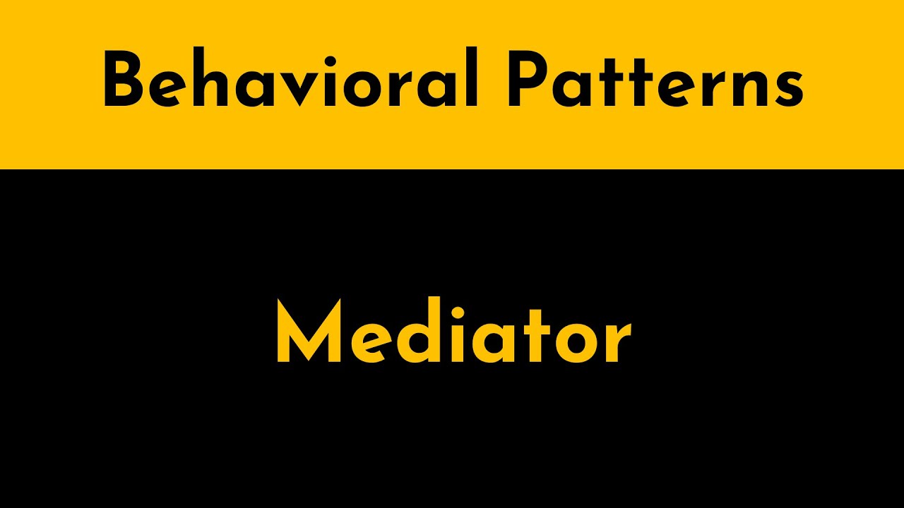 The Mediator Pattern Explained and Implemented in Java | Behavioral Design Patterns | Geekific