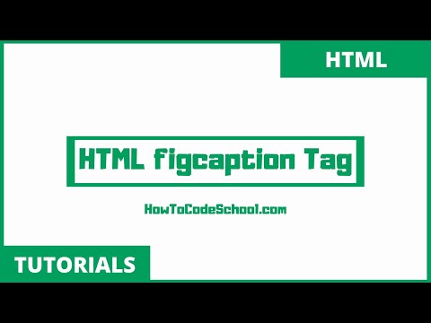 HTML figcaption Tag