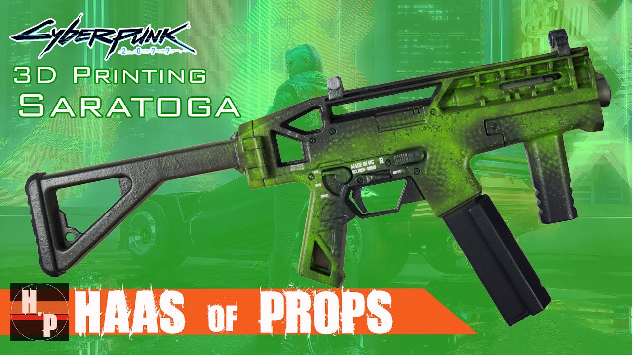 3D Printing Militech M221 Saratoga | Cyberpunk 2077 Barghest Variant