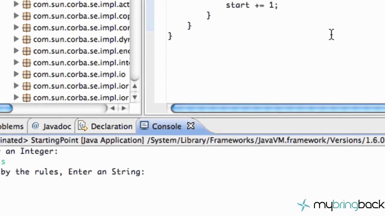 Learn Java Tutorial 1 6  Error Checking with If and Else
