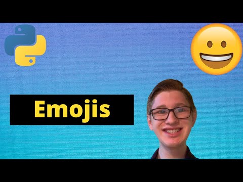 HOW TO USE EMOJIS IN PYTHON ( Python Tutorial 59)