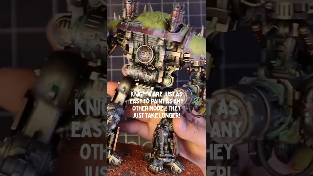 Chaos Knight Ruinator corrupted by Nurgle!