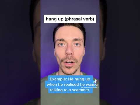 PHRASAL VERB - HANG UP