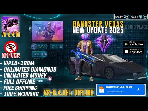Gangstar Vegas Mod Apk 8.4.0h - Unlimited Money, Diamonds, VIP 10, Working 100% / Gameplay New event