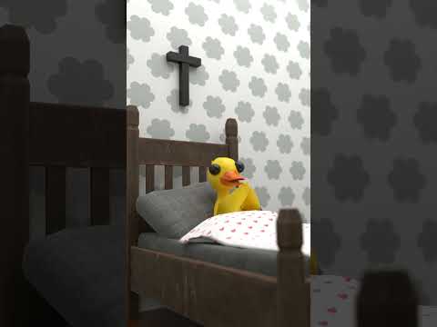 When I'm Home Alone and Hear a Strange Noise π° #humor #ducky #shorts
