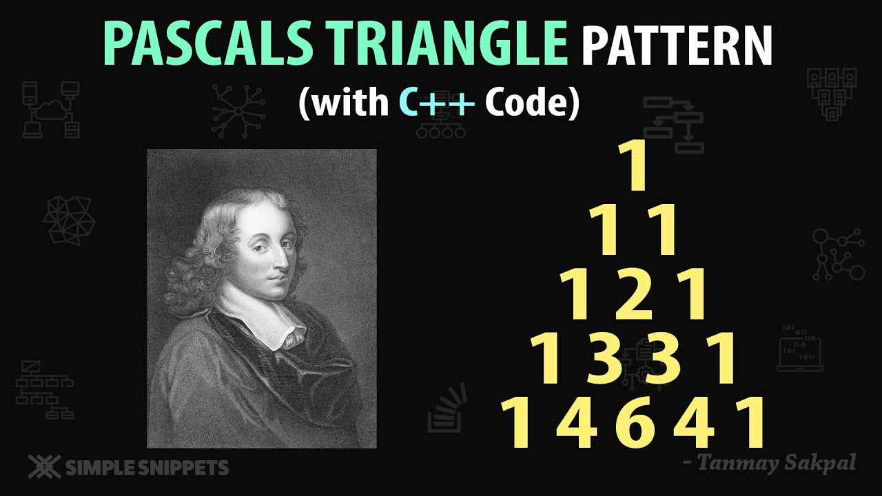 Pascals Triangle Pattern Printing (With C++ Code) | Pattern Printing Programs
