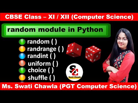 Python Random Module Video Lecture - Humanities/Arts