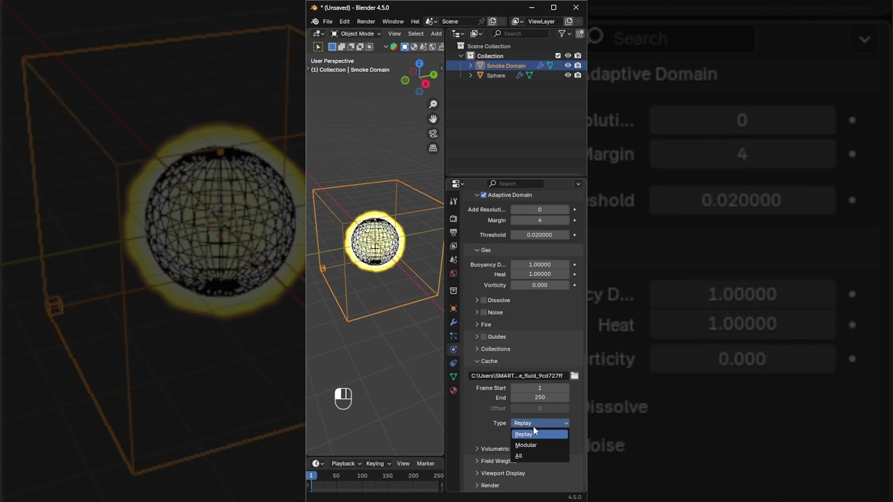 Quick Fire Effect in Blender – Easy Smoke & Flame Tutorial #blender #fire #vfx