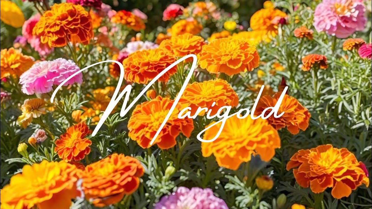 Marigold Flowers Blooming Bright & Beautiful #garden #flowers #marigold #plants #trending #home