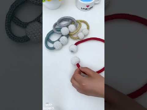 Magnetic Curtain Tiebacks #accessories #technology #crazygadgets #kitchengadgets