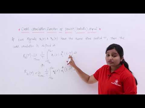 Cross Correlation Function of Power Signal and it’s Properties Video ...