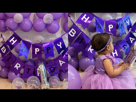 Budget-friendly birthday decoration ideas #lavender theme